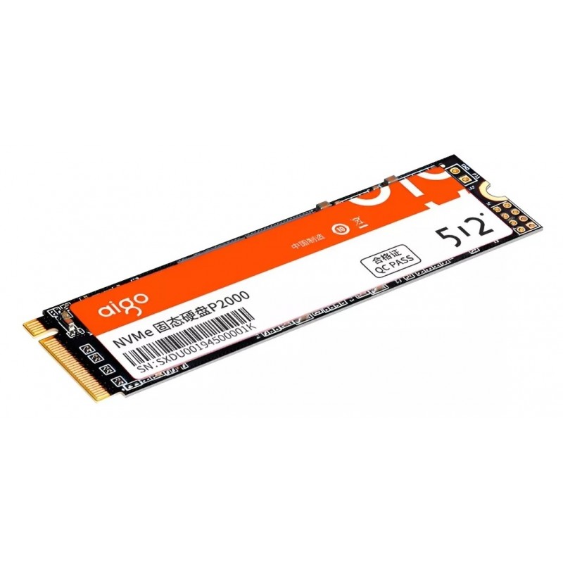 SSD M.2 PCIe NVMe 512GB AIGO P2000, M.2 2280, READ 2000 MB/S, WRITE ...