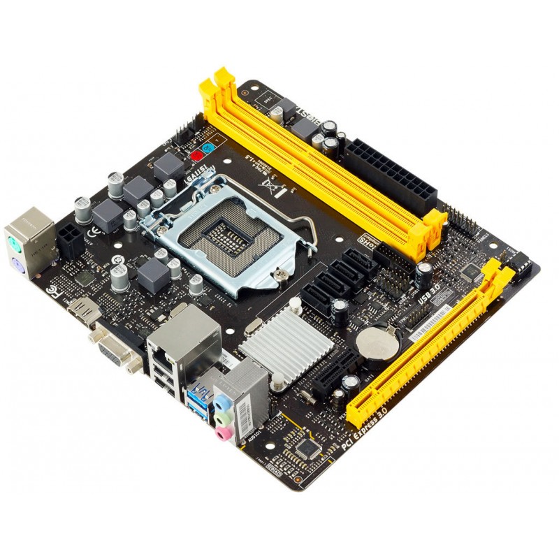 PLACA MAE MB BIOSTAR P/ INTEL LGA 1151 H110MHV3 HDMI/VGA/SOM/LAM/USB3 ...