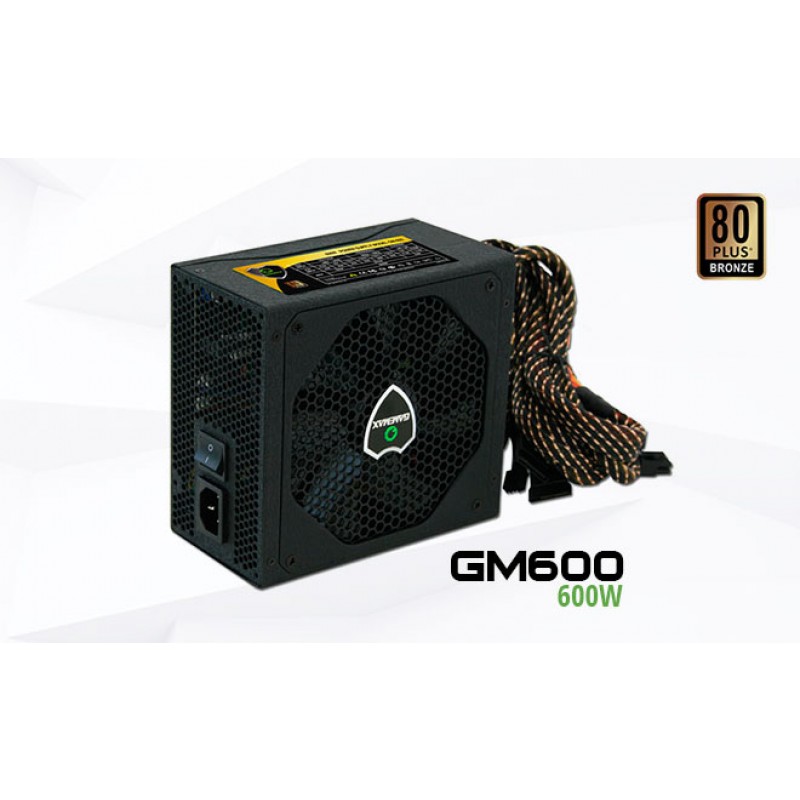 FONTE GAMEMAX 600W 80 PLUS BRONZE PFC ATIVO SEMI MODULAR GM600