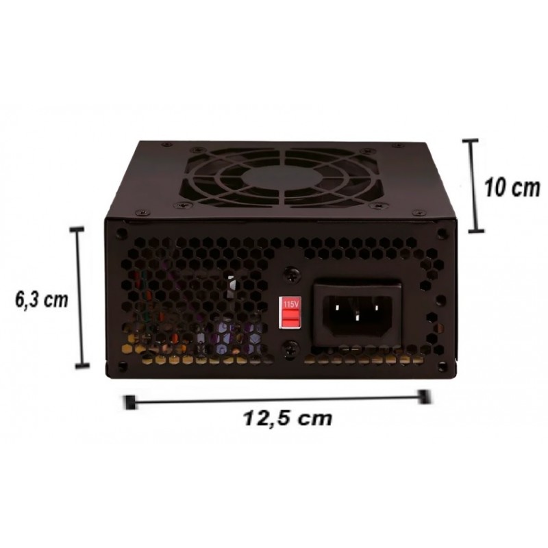 MINI FONTE DE ALIMENTAÇÃO SFX SLIM 350W BIVOLT MANUAL KNUP KP-CB203
